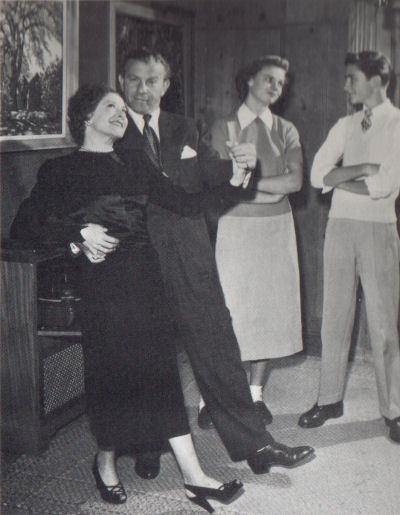 George Burns and Gracie Allen, Actors, Robert Strong Woodward, painter ...